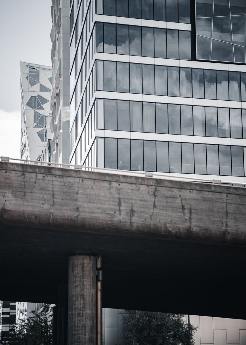 'Bridge in the City' Poster, picture, metal print, paint by FotobyTim ...