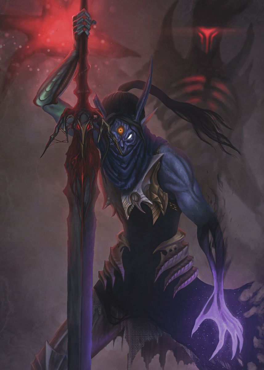 'Demon' Poster, picture, metal print, paint by CHRISTOPHER BRUKKNER ...