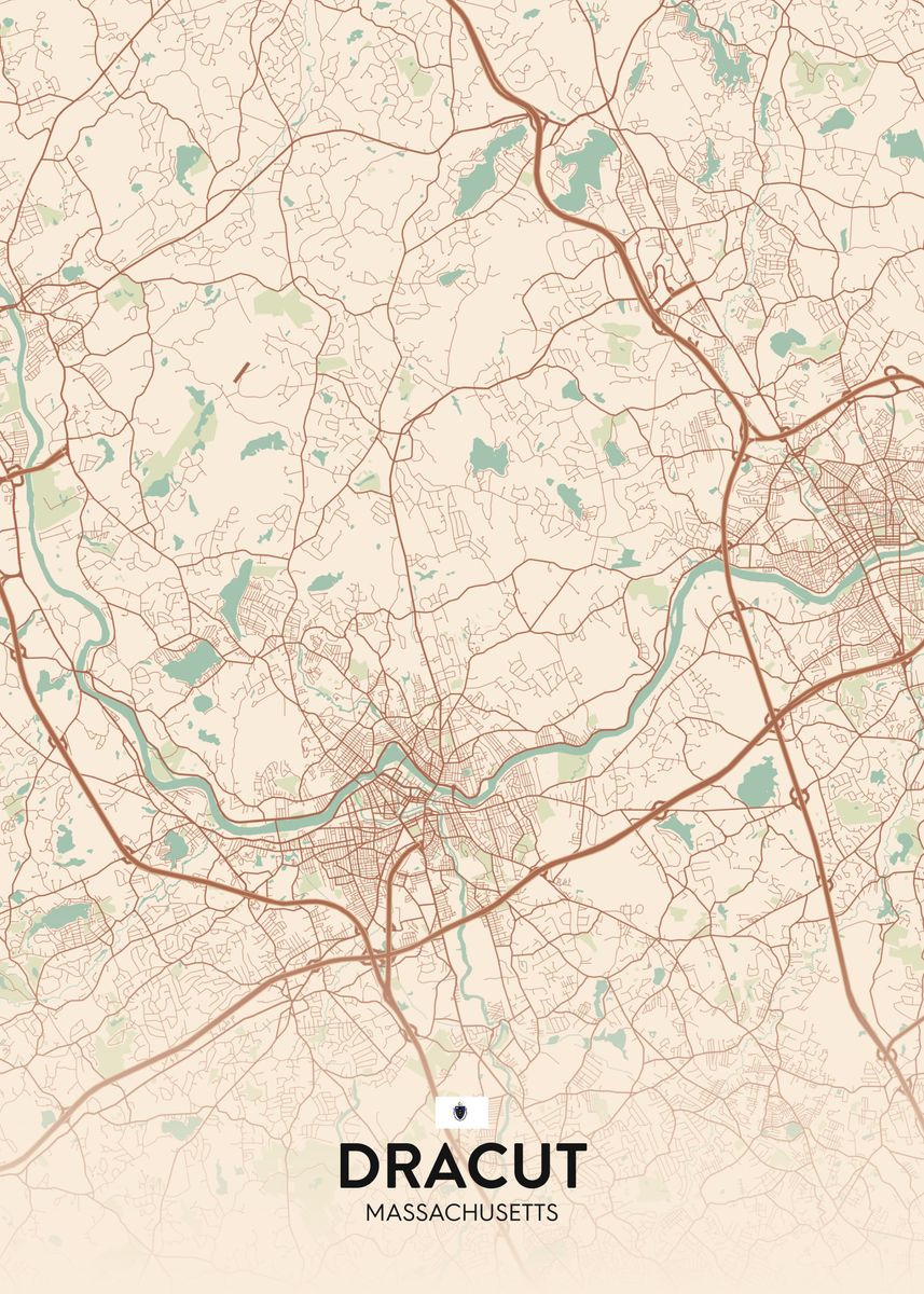 'Dracut MA' Poster by IMR Designs | Displate