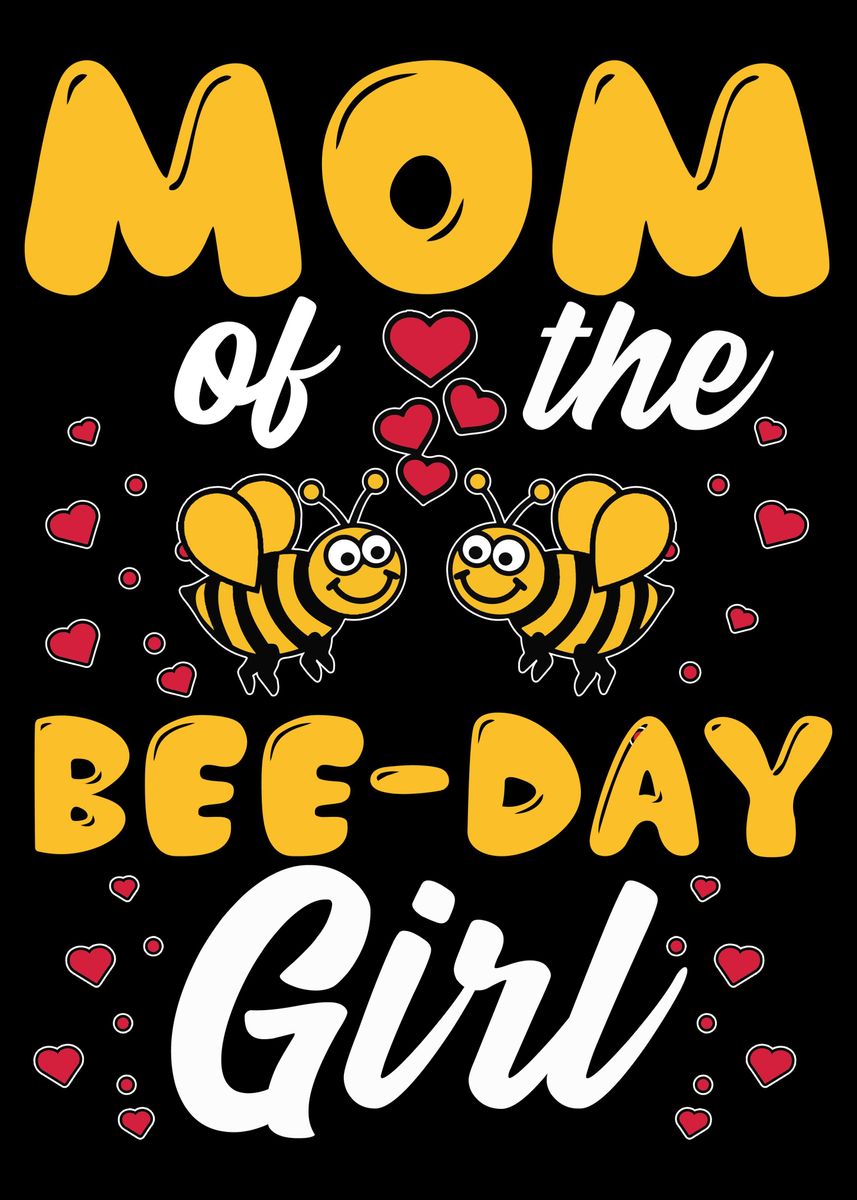 'Mom Birthday Party' Poster by professionaldesigns | Displate