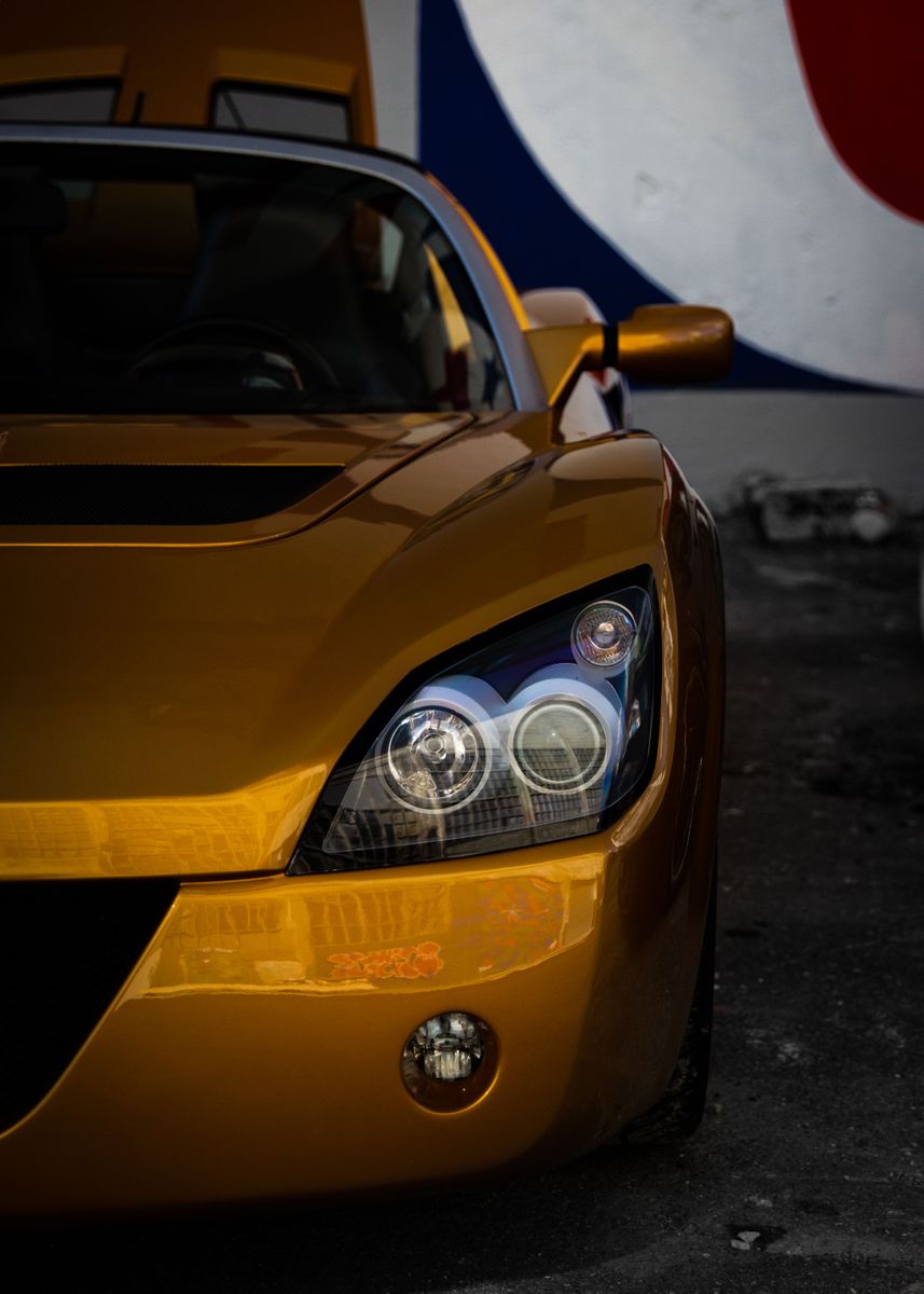 'Sport cars Yellow Gold' Poster by Photographer swiss | Displate