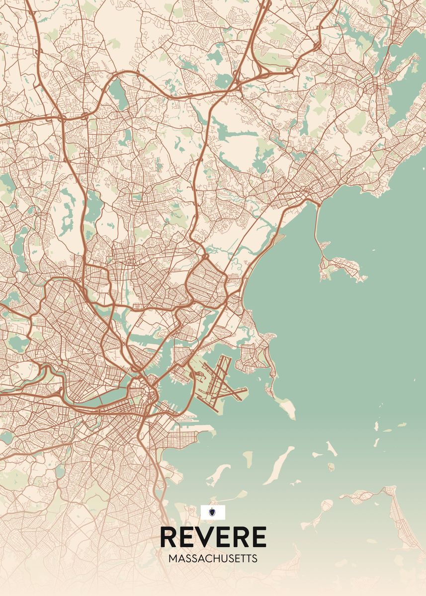 'Revere MA' Poster by IMR Designs | Displate