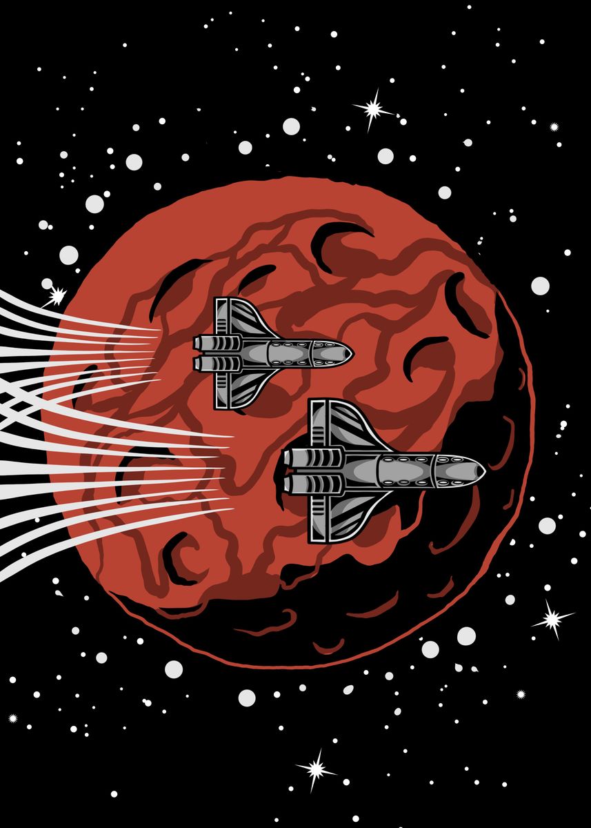 'Outer Space' Poster by Tom Cage | Displate