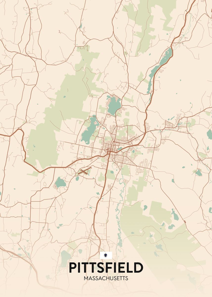 'Pittsfield MA' Poster, picture, metal print, paint by IMR Designs ...