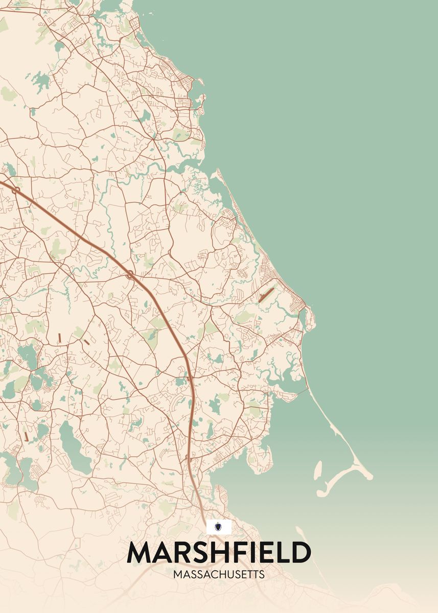 'Marshfield MA' Poster, picture, metal print, paint by IMR Designs ...