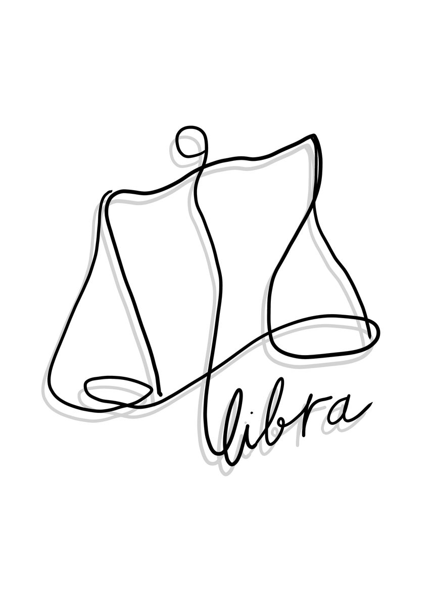 'Libra' Poster by Meta David | Displate