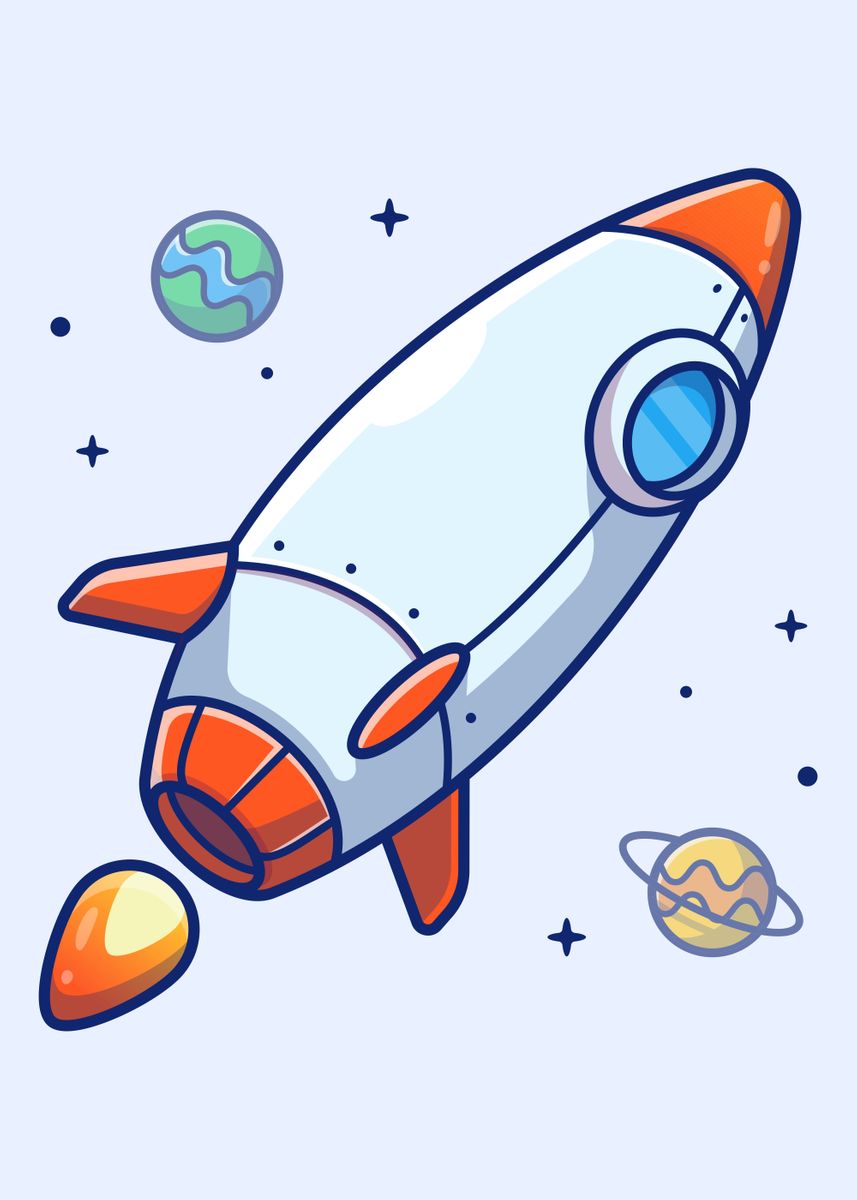 'rocket' Poster by Robet Erick | Displate