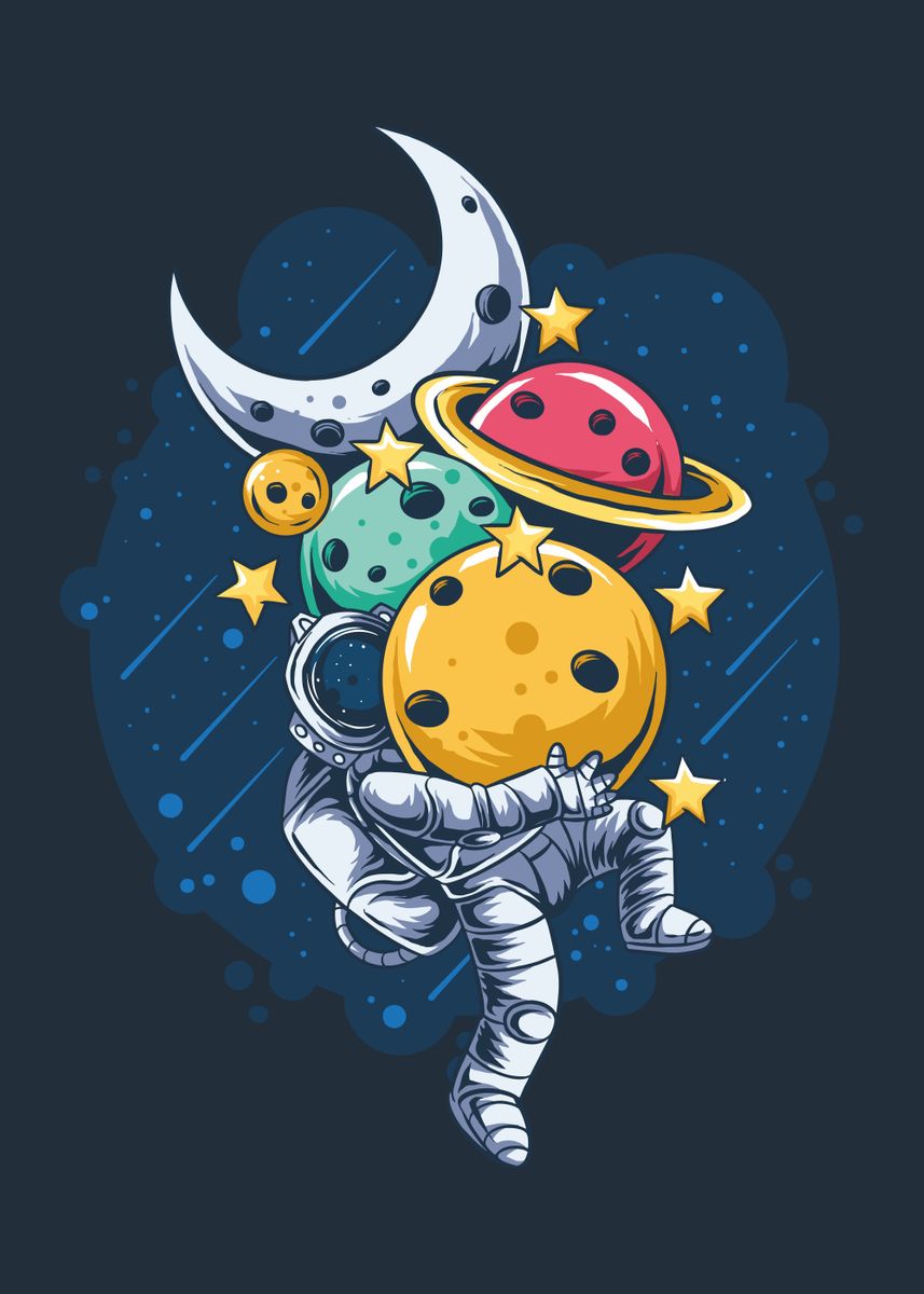 'skoll' Poster by Robet Erick | Displate