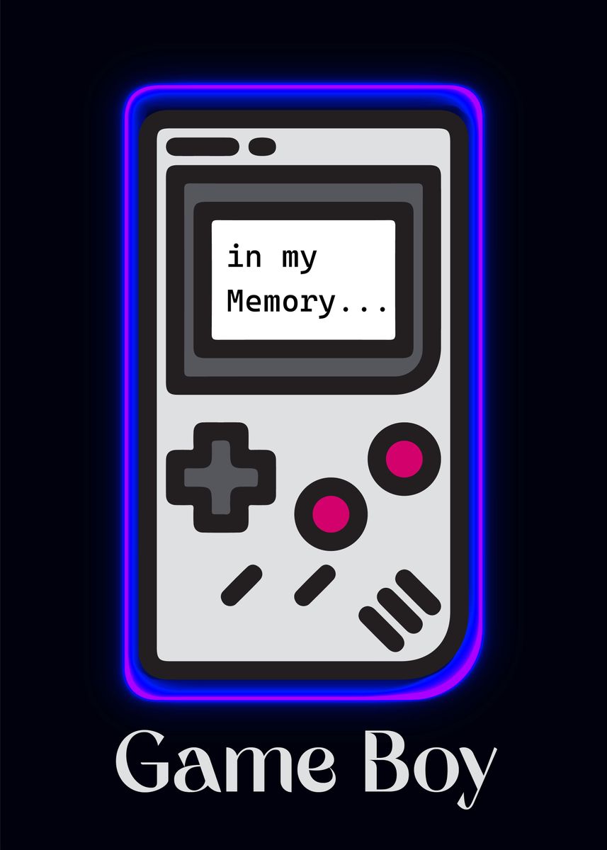 'Game Boy' Poster, picture, metal print, paint by kins ral | Displate