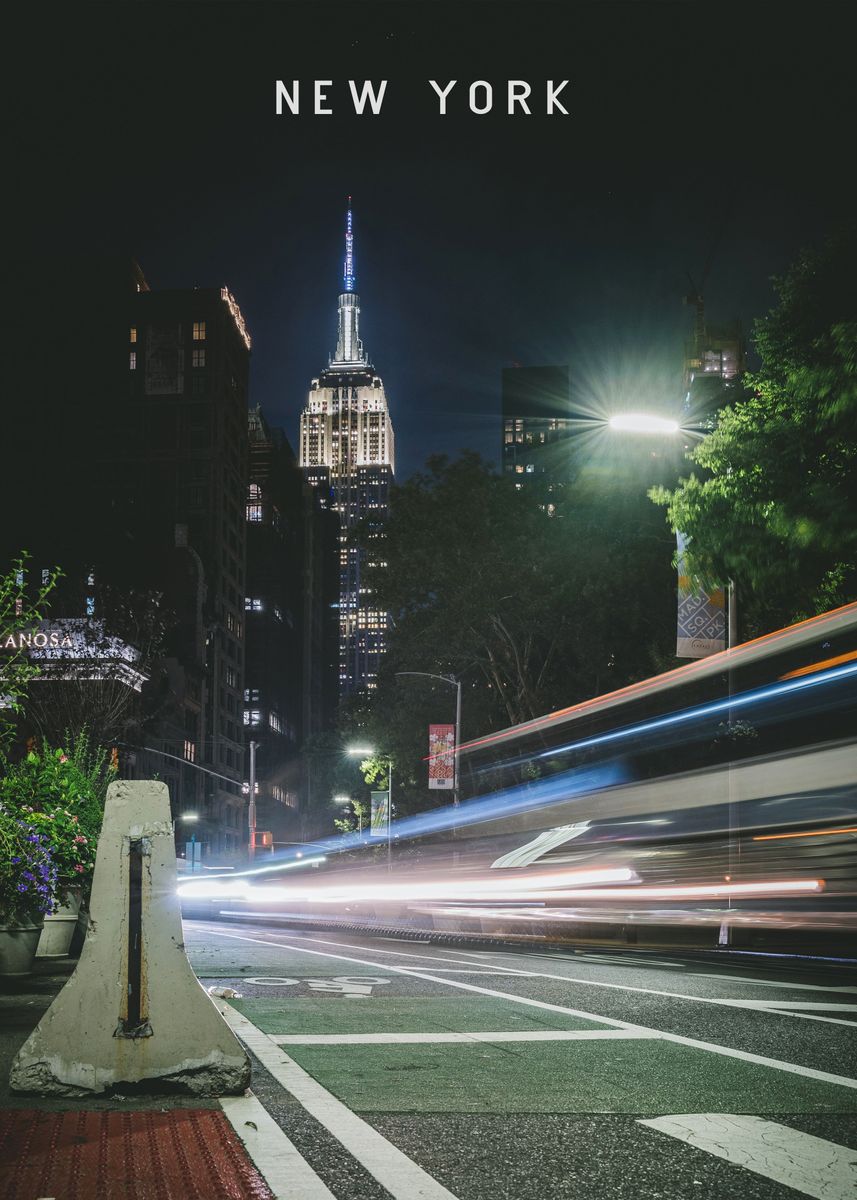 'New York City ' Poster, picture, metal print, paint by Big City | Displate