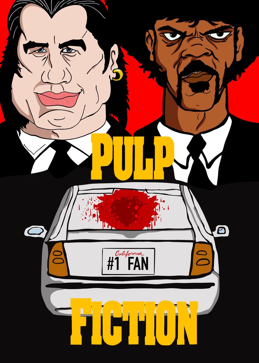 'Pulp fiction' Poster by Magic Apes | Displate
