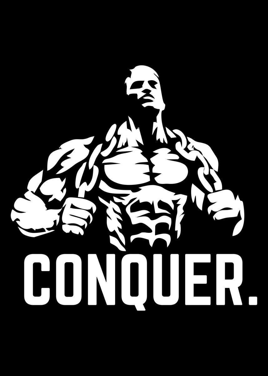 'Conquer' Poster, picture, metal print, paint by albran karan | Displate