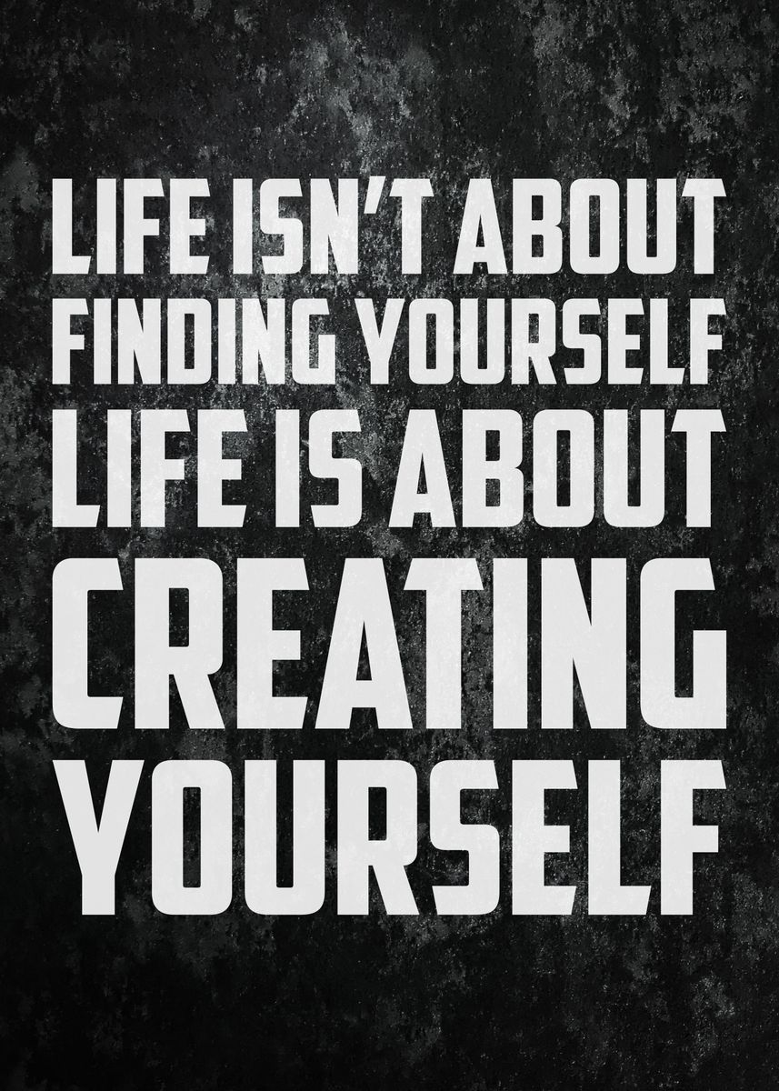 'Life About' Poster, picture, metal print, paint by albran karan | Displate