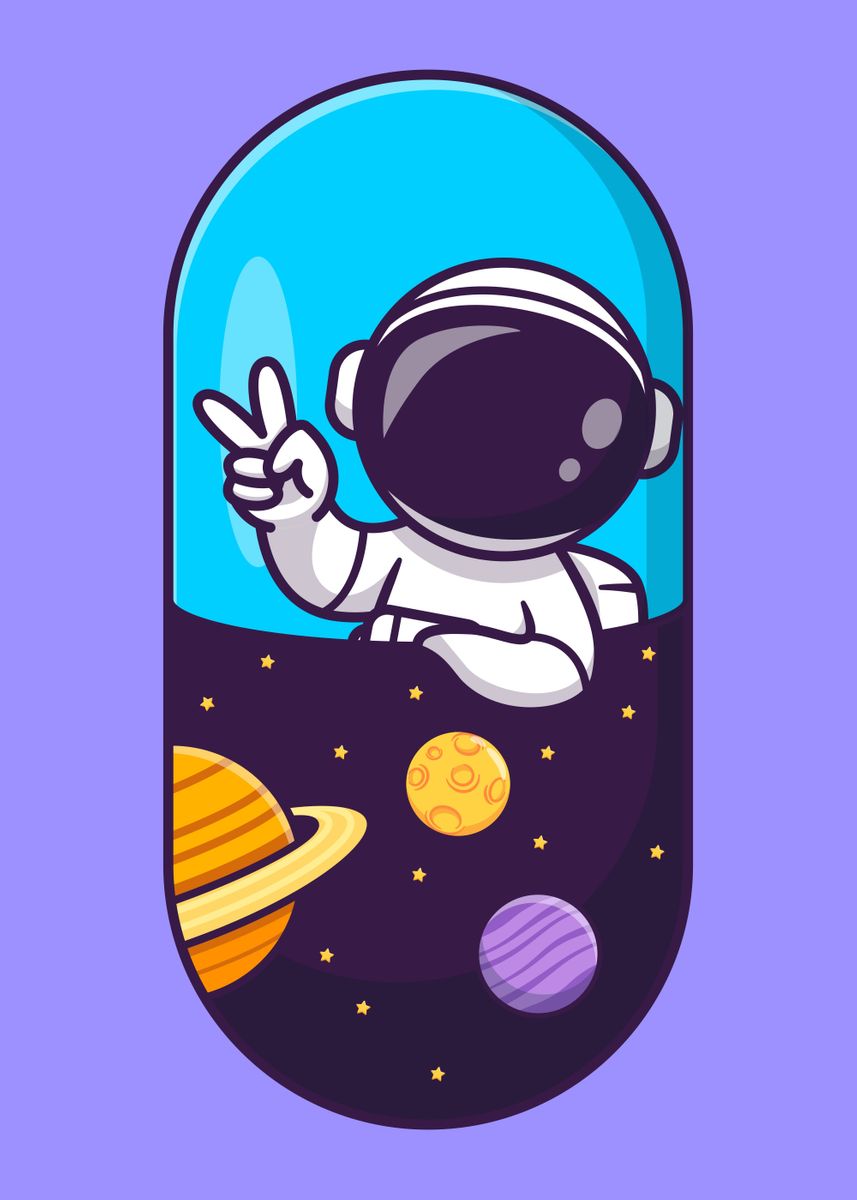 'mars' Poster, picture, metal print, paint by Rois Lois | Displate