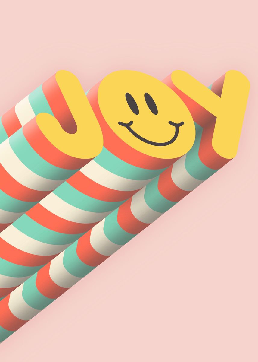 'Joy' Poster, picture, metal print, paint by Louis16art | Displate