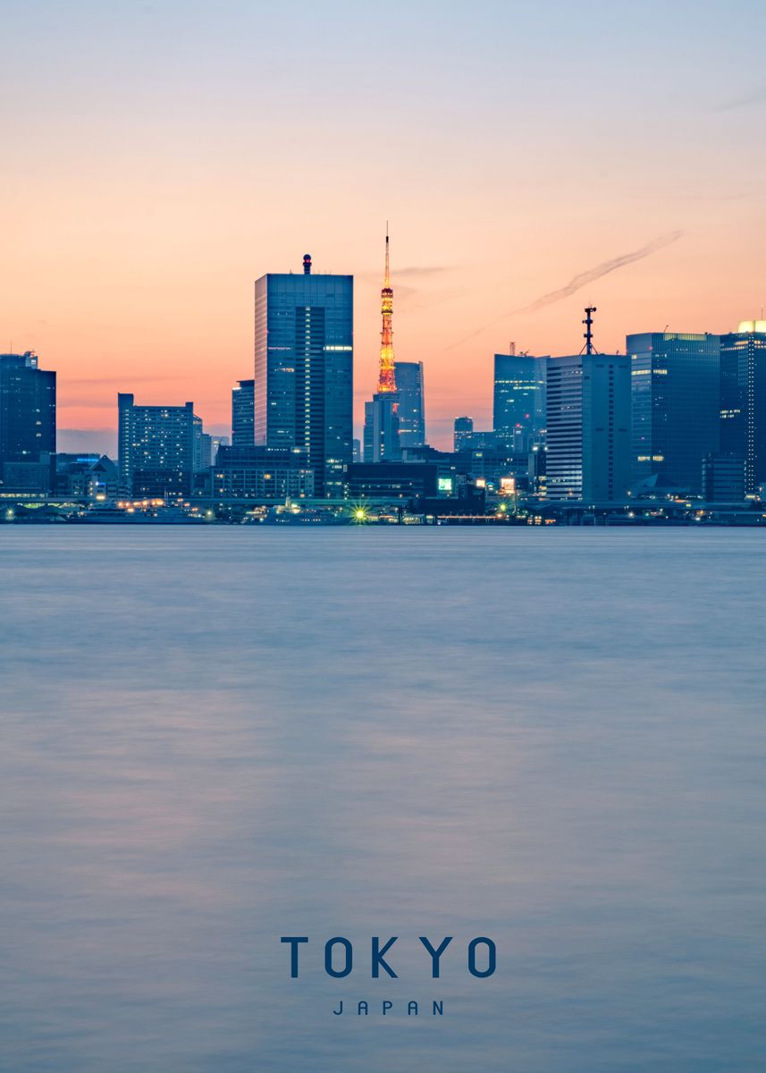 'Tokyo ' Poster, picture, metal print, paint by Famous City | Displate