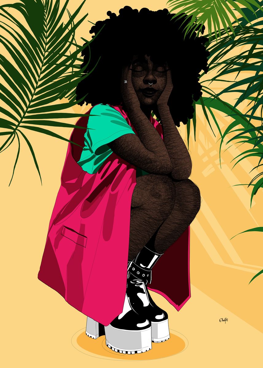 'I hear you Felicia' Poster, picture, metal print, paint by TBJ Ohab | Displate