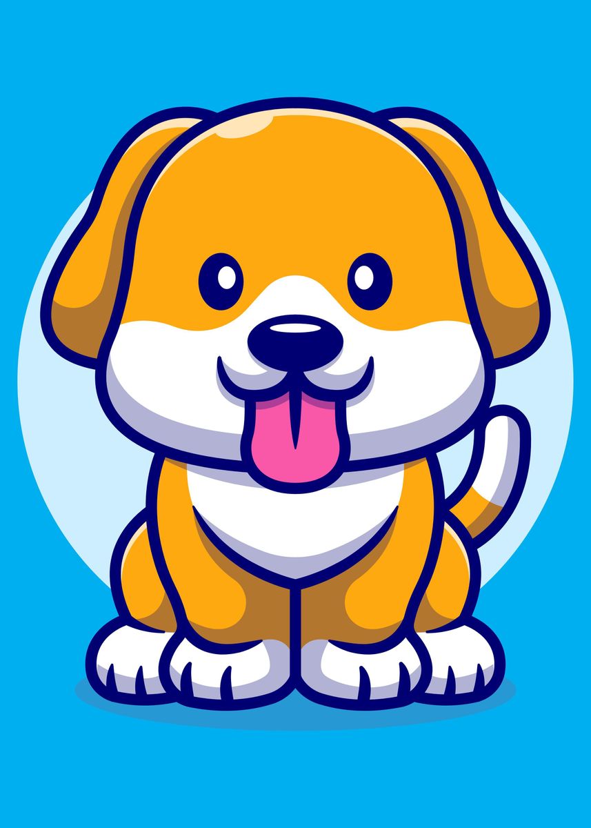 'dog' Poster by jjkb aa | Displate