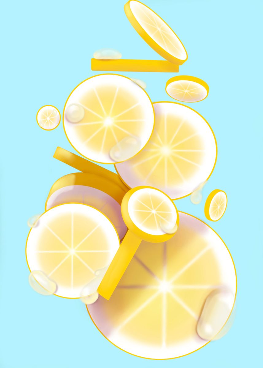 'Lemon Me' Poster by Gigi Q | Displate
