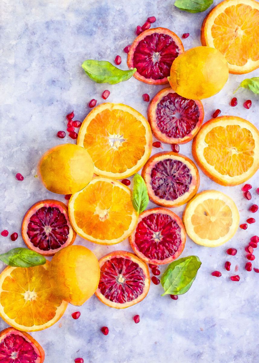 'Fruity' Poster by INDO ART | Displate