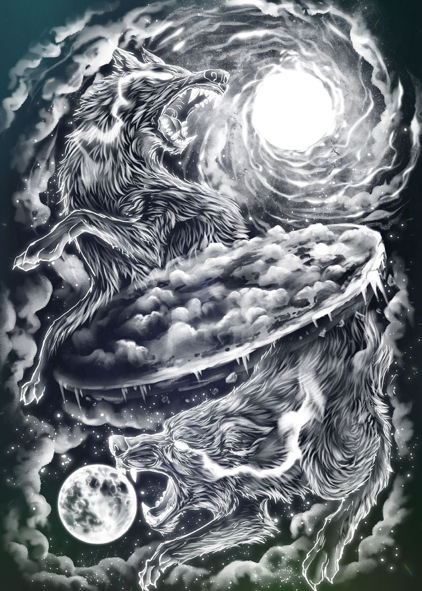 Skoll And Hati Norse Mythology