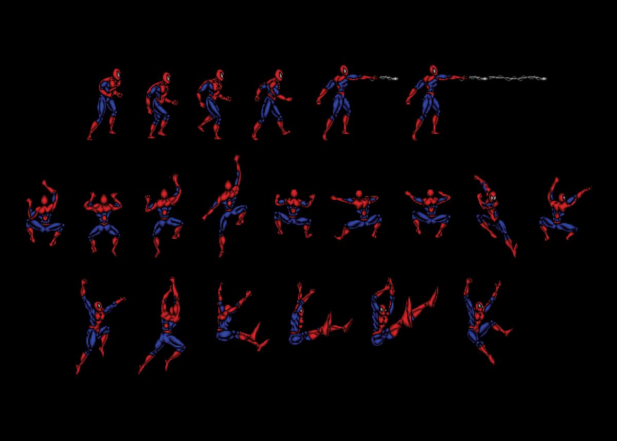 'Spidey Sprites' Poster by Marvel | Displate