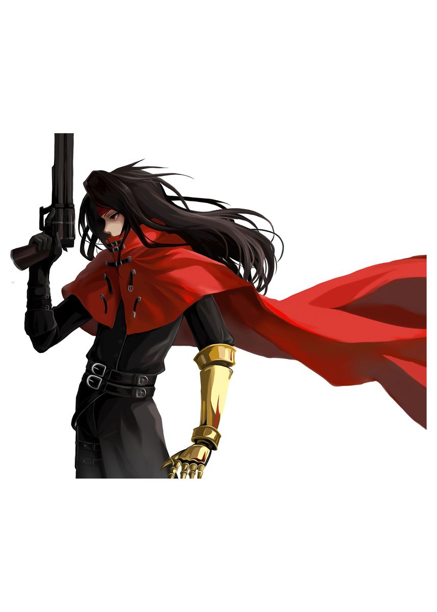 'vincent valentine' Poster by starborn design | Displate