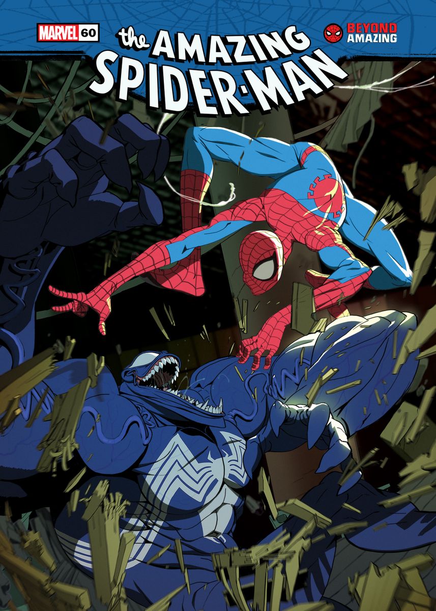 'Spider-Man vs Venom' Poster, picture, metal print, paint by Marvel ...