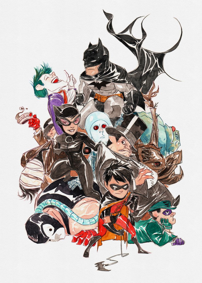 'The Crew' Poster, picture, metal print, paint by DC Comics | Displate