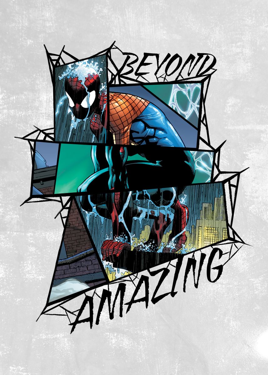 'Brooding Spider-Man' Poster, picture, metal print, paint by Marvel ...