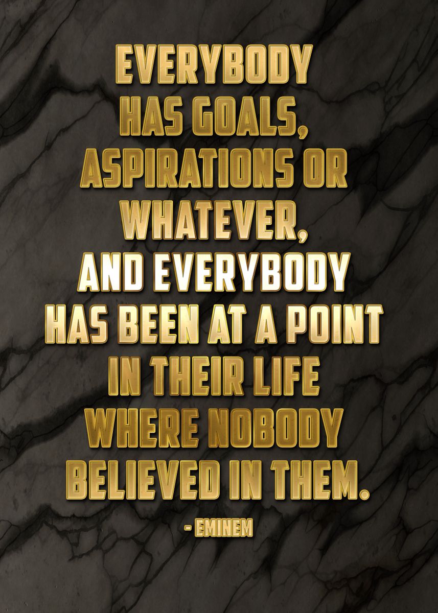 'inspirational' Poster, picture, metal print, paint by Trending Music ...