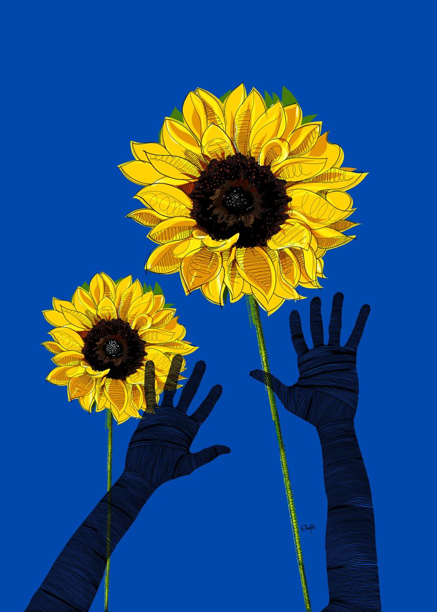 'Ututu oma' Poster, picture, metal print, paint by TBJ Ohab | Displate