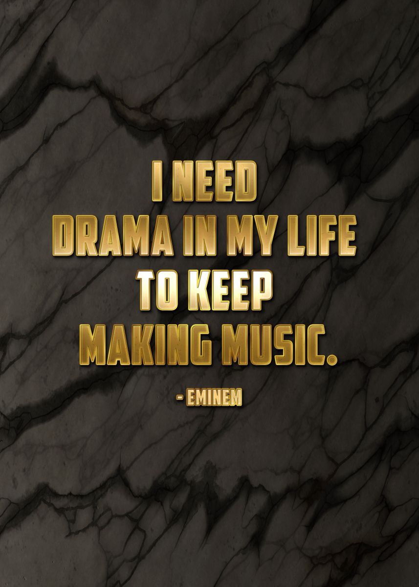 'inspirational' Poster, picture, metal print, paint by Trending Music ...