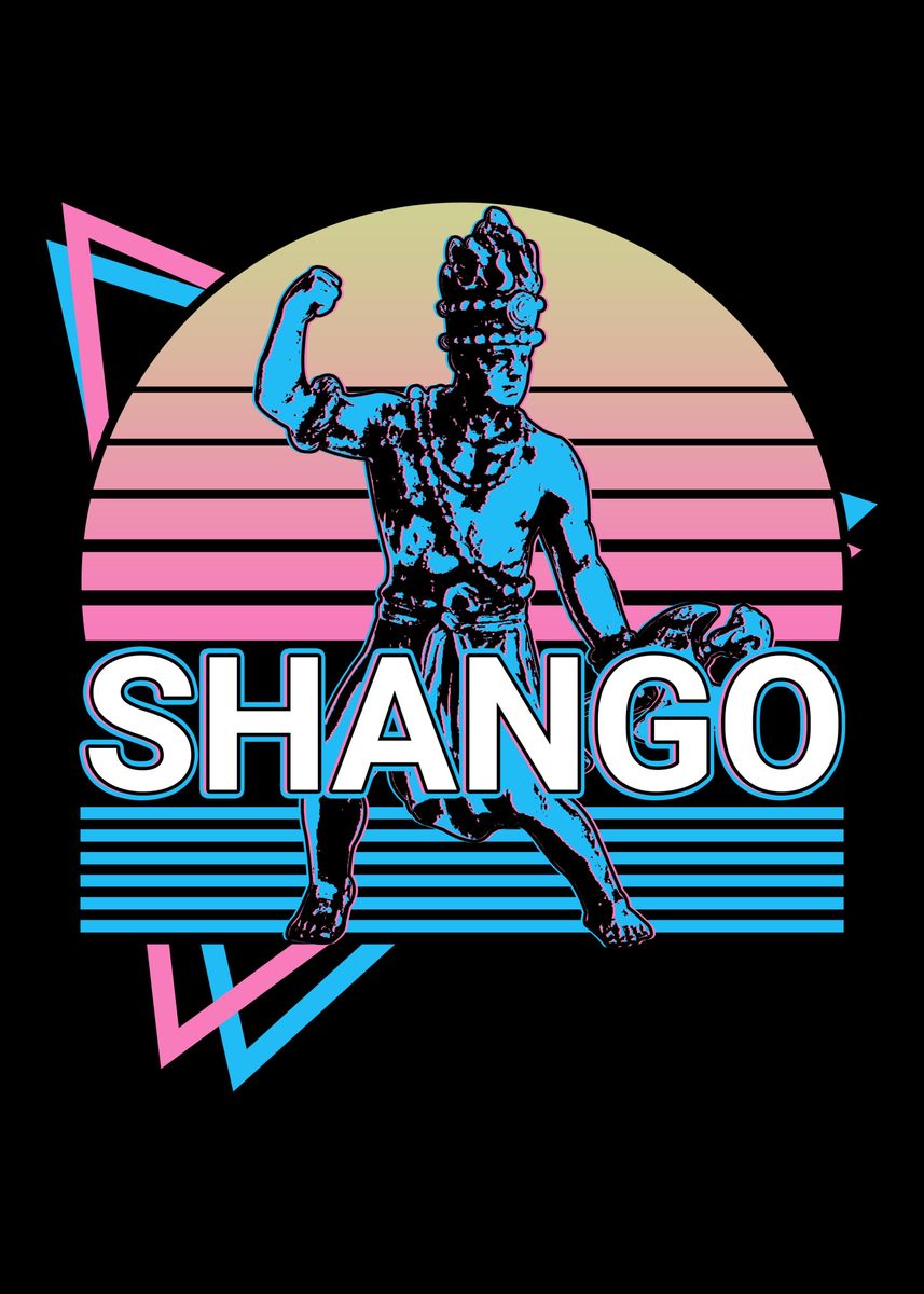 'Shango Chango Orisha' Poster, picture, metal print, paint by AestheticAlex | Displate