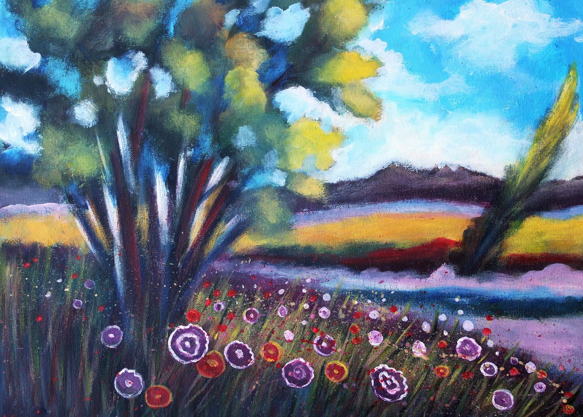 'Beautiful world' Poster by Vesna Martinjak | Displate