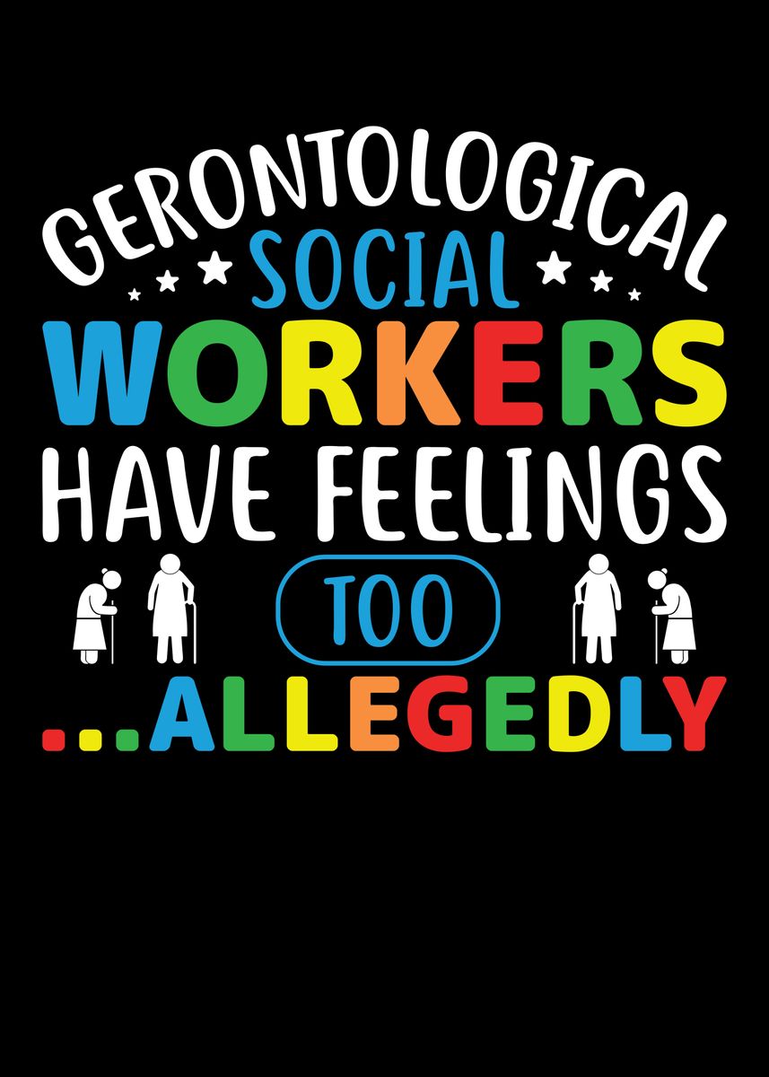 'Social Worker' Poster, picture, metal print, paint by Lukes Pixel ...