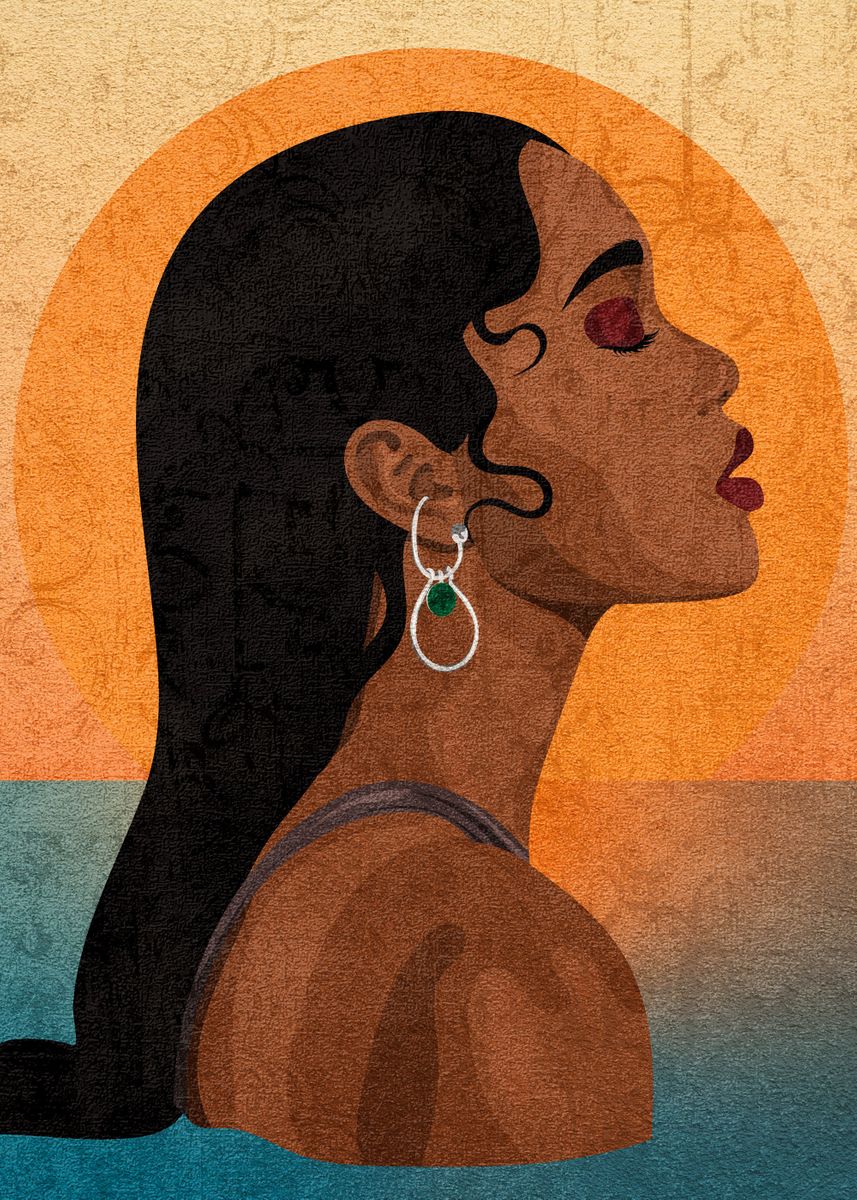 'Nyla' Poster by odhara | Displate