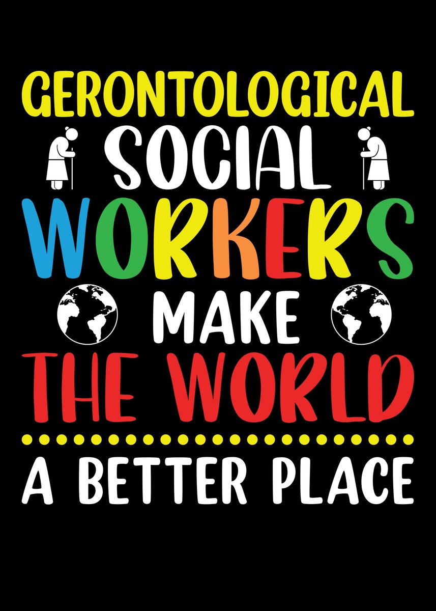 'Social Worker' Poster, picture, metal print, paint by Lukes Pixel ...