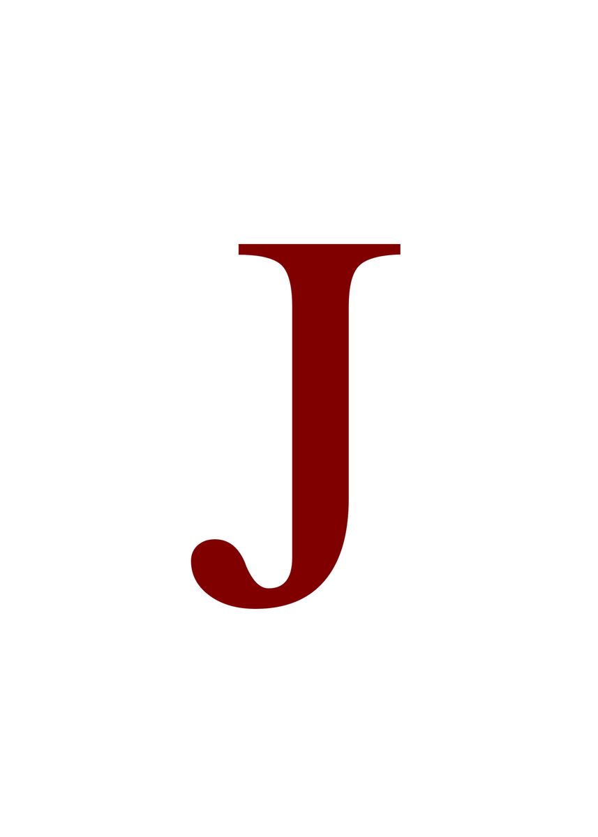 'letter J' Poster by Spring Flower | Displate