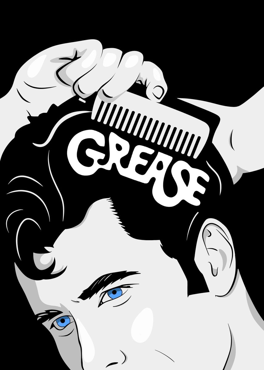 'Slicky' Poster, picture, metal print, paint by Selja Cute | Displate