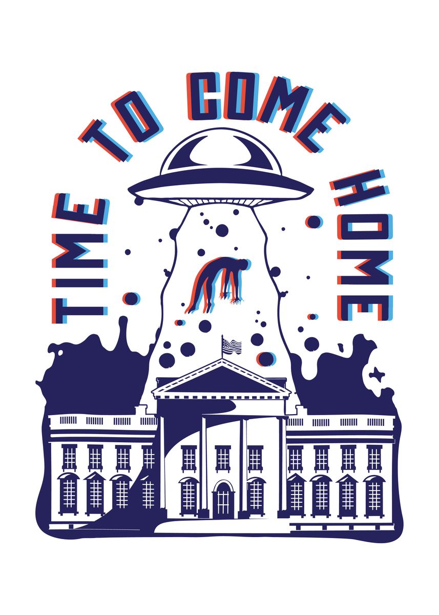 'Time To Come Home' Poster, picture, metal print, paint by Izu | Displate