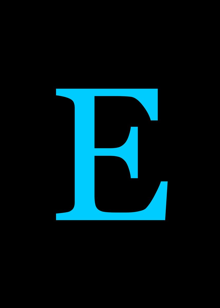 'letter E' Poster by Fast Elevator | Displate