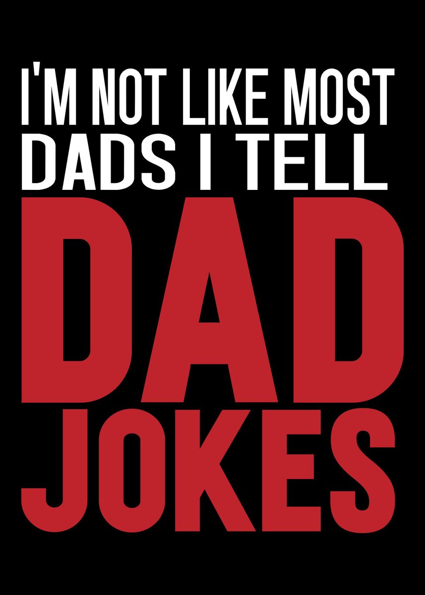 'Dad Jokes' Poster by BobbyBubble | Displate