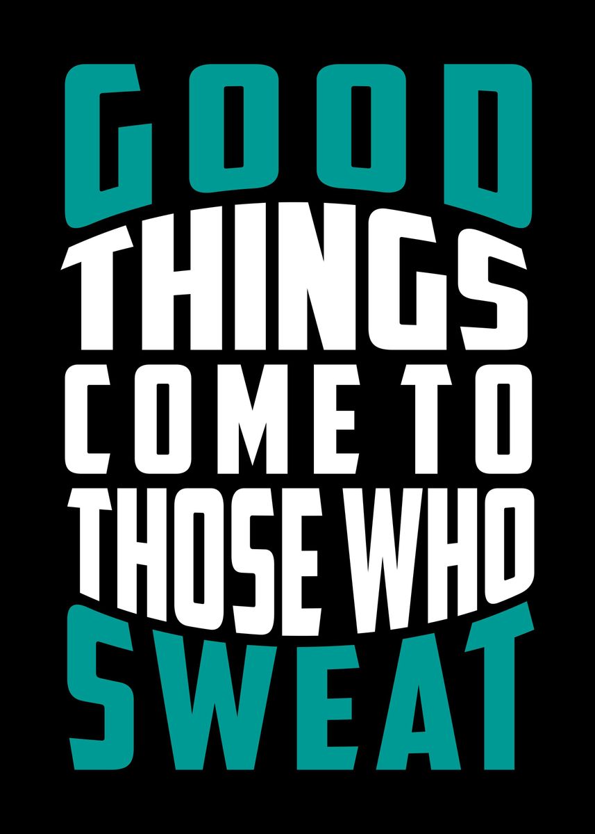 'Sweat' Poster by albran karan | Displate