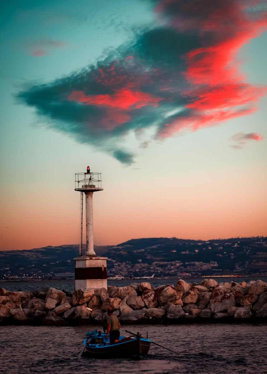'Lighthouse' Poster, picture, metal print, paint by dsakispixelover ...