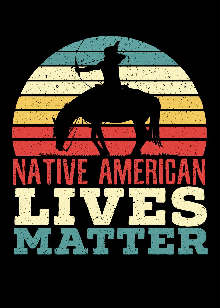 'Native American' Poster by NAO | Displate