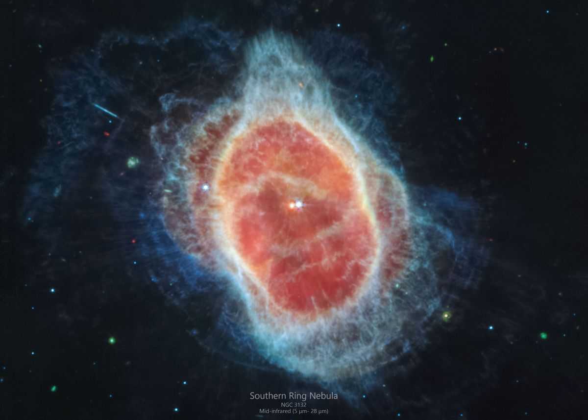 'Southern Ring Nebula JWST' Poster by Galaxy Images | Displate