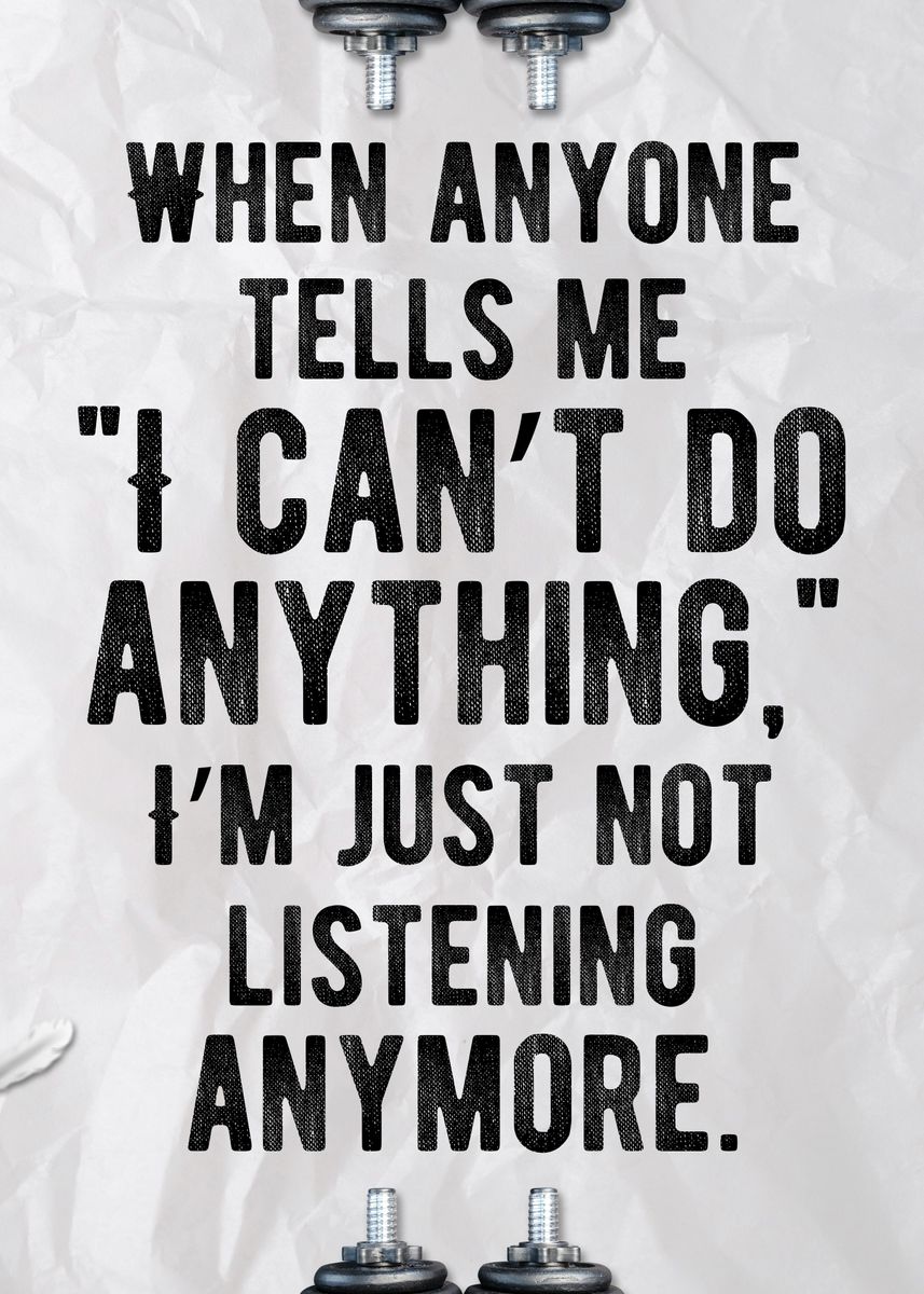 'Listening Anymore' Poster by Colorize Studio | Displate