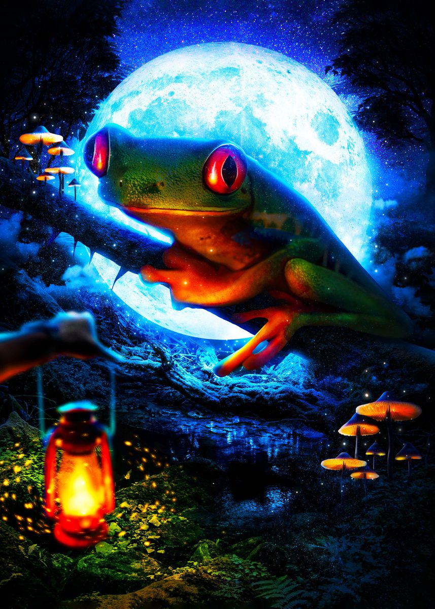 'The Frog Queen' Poster by 4Ma | Displate