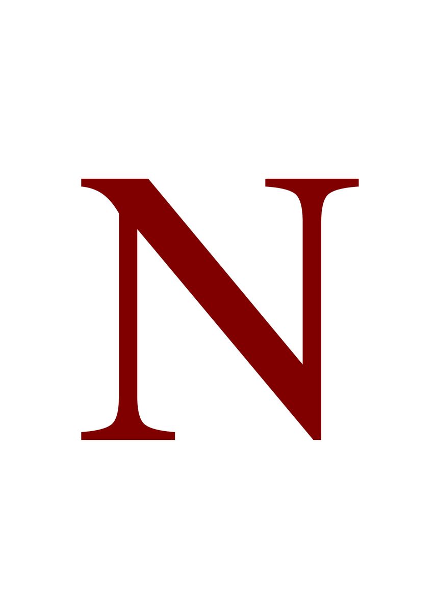 'letter N' Poster by Spring Flower | Displate